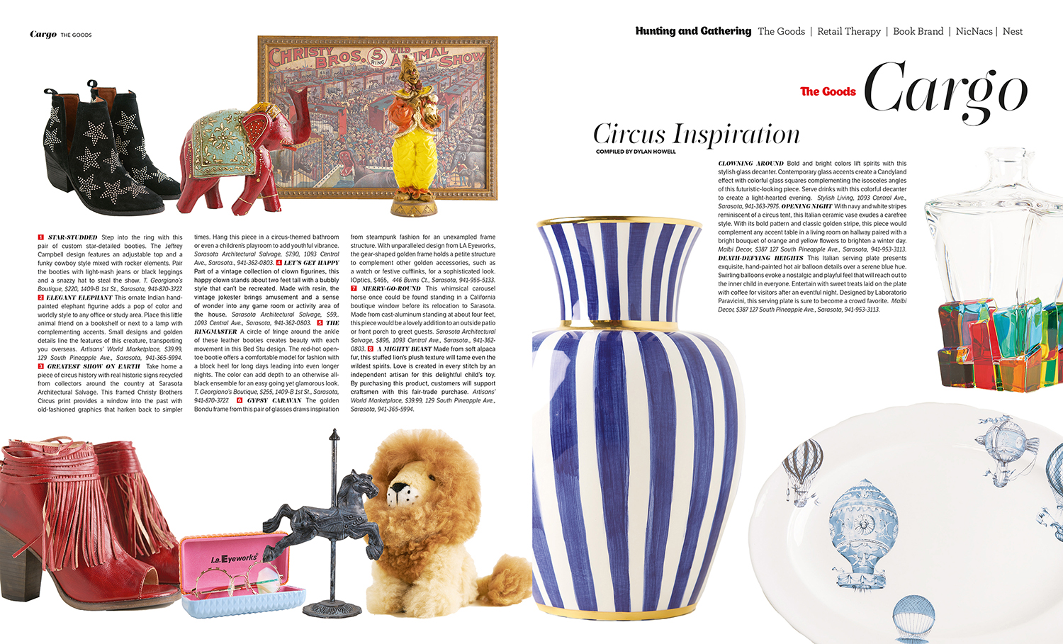 Circus Inspiration - The Goods :: SRQ Magazine Article by Dylan Howell